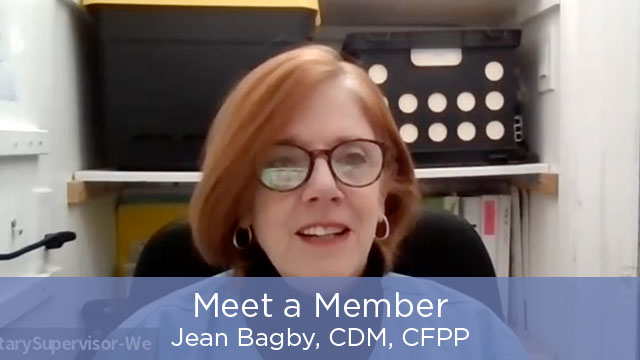 Meet a Member: Jean Bagby, CDM, CFPP – ANFP TV