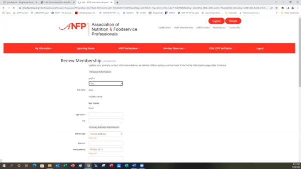 ANFP TV – Association of Nutrition & Foodservice Professionals