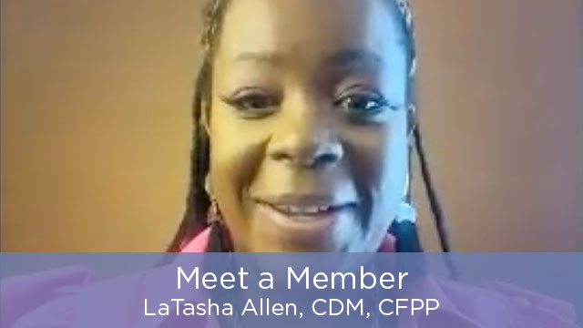 Meet a Member: LaTasha Allen, CDM, CFPP – ANFP TV