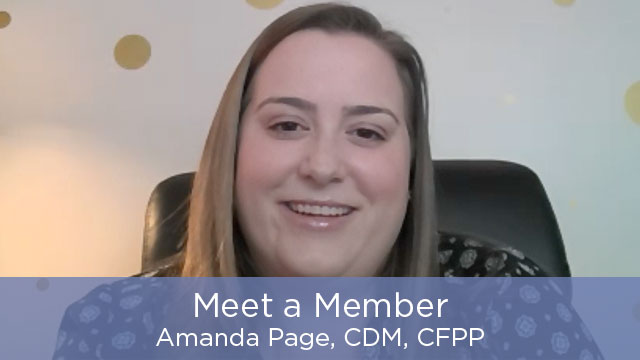 Meet a Member: Amanda Page, CDM, CFPP – ANFP TV