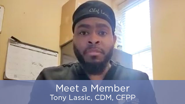Meet a Member: Tony Lassic, CDM, CFPP – ANFP TV