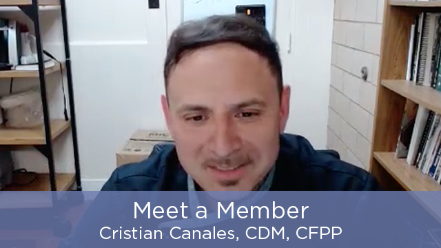 Meet a Member: Cristian Canales, CDM, CFPP – ANFP TV
