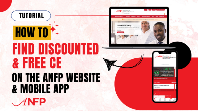 ANFP Tutorial: How to Find Discounted & Free CE – ANFP TV