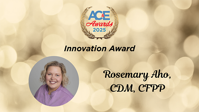 2025 Innovation Award: Rosemary Aho, CDM, CFPP – ANFP TV
