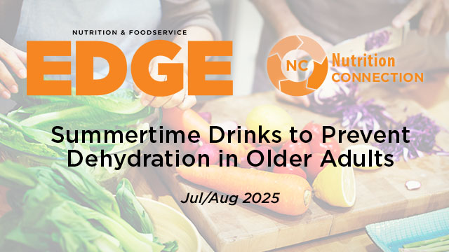Edge: Summertime Drinks to Prevent Dehydration in Older Adults – ANFP TV