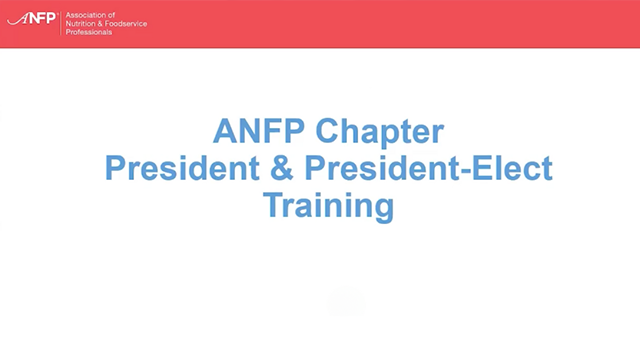 FY26 ANFP Chapter President & President-Elect Training – ANFP TV